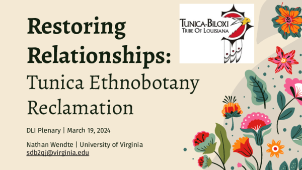 (PDF) Restoring Relationships: Tunica Ethnobotany Reclamation