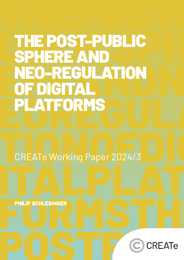 (PDF) THE POST-PUBLIC SPHERE AND NEO-REGULATION OF DIGITAL PLATFORMS ...