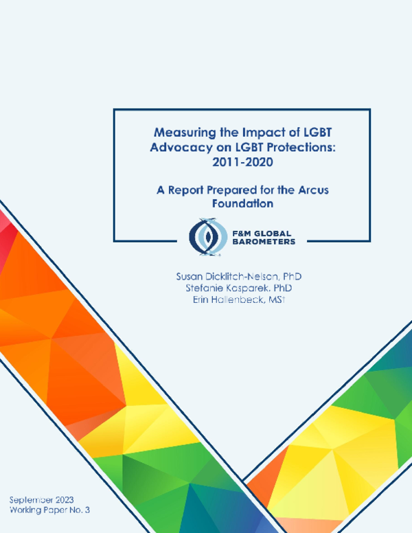 (PDF) Measuring the Impact of LGBT Advocacy on LGBT Protections: 2011 ...