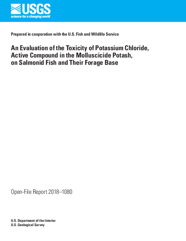 (PDF) An evaluation of the toxicity of potassium chloride, active ...
