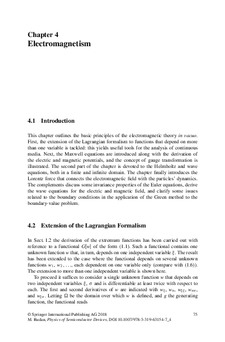 (PDF) Electromagnetism