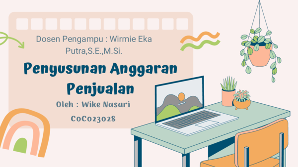 (PDF) Ppt. Penyusunan Anggaran Penjualan