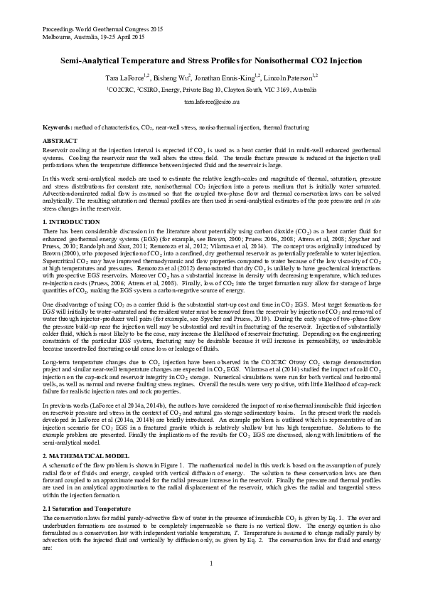 (PDF) Semi-Analytical Temperature and Stress Profiles for Nonisothermal ...