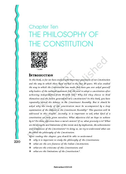 (PDF) THE PHILOSOPHY OF THE CONSTITUTION