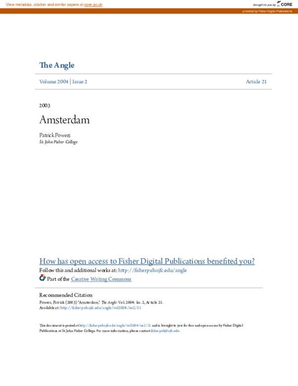 (PDF) Amsterdam