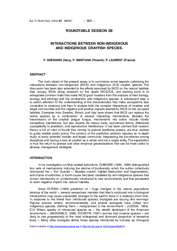 (PDF) Roundtable Session 2B: National Interactions Between Non-Indigenous and Indigenous ...