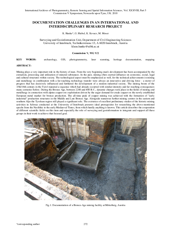 (PDF) Documentation challenges in an international and ...