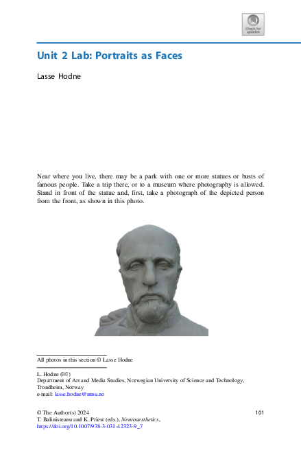 (PDF) Unit 2 Lab: Portraits as Faces