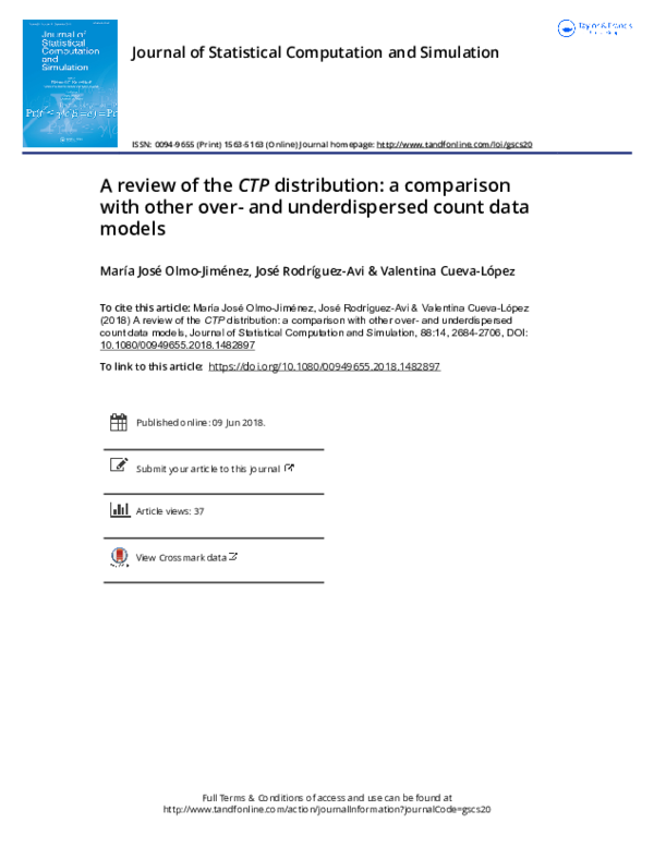 (PDF) A review of the CTP distribution: a comparison with other over ...