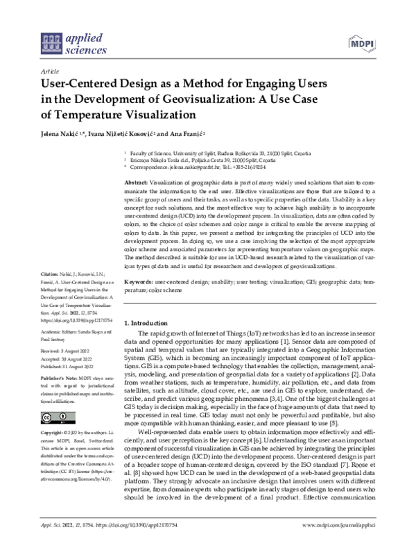(PDF) User-Centered Design as a Method for Engaging Users in the ...