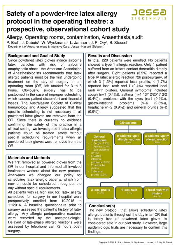(PDF) 04 / Safety of a powder-free latex allergy protocol in the ...