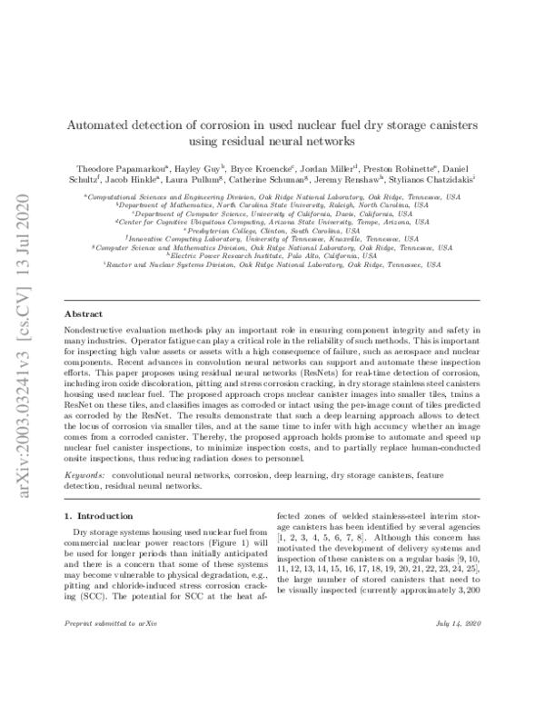 (PDF) Automated detection of pitting and stress corrosion cracks in ...