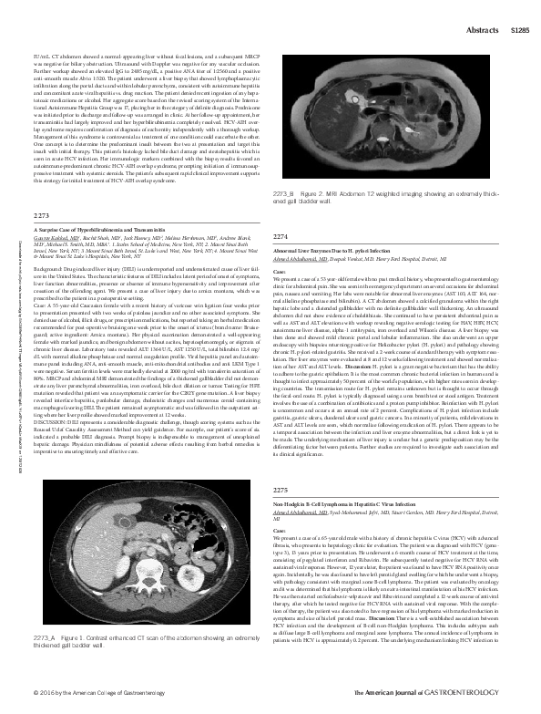 (PDF) A Surprise Case of Hyperbilirubinemia and Transaminitis