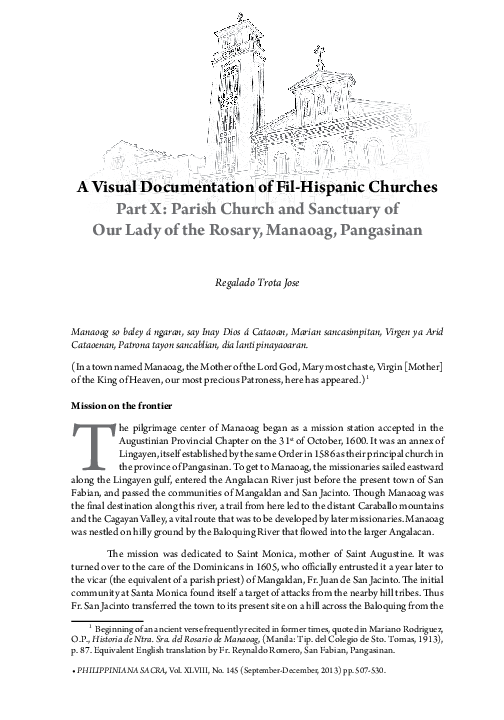 (PDF) A Visual Documentation of Fil-Hispanic Churches Part X: Parish ...