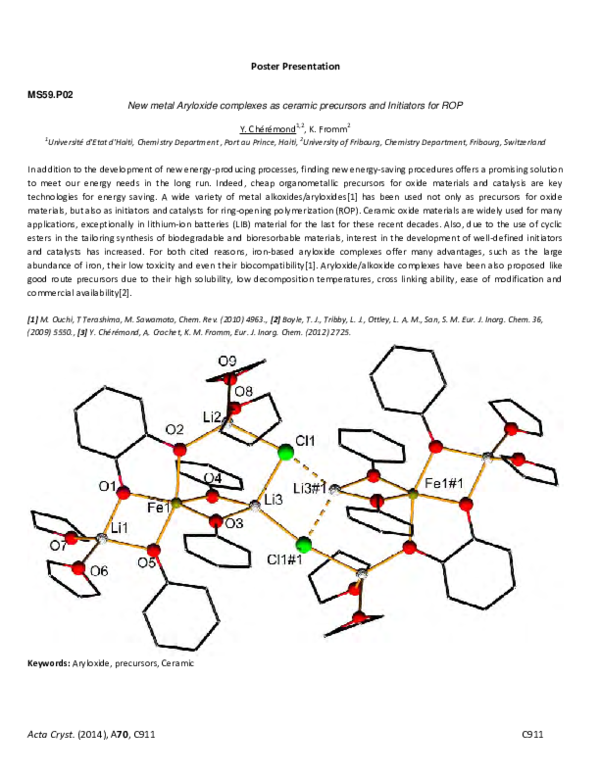 (PDF) New metal Aryloxide complexes as ceramic precursors and ...