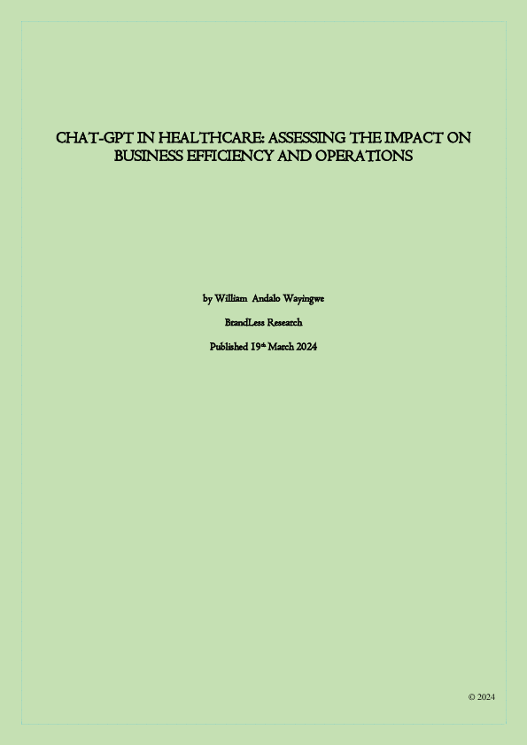 (PDF) CHAT-GPT IN HEALTHCARE: ASSESSING THE IMPACT ON BUSINESS ...