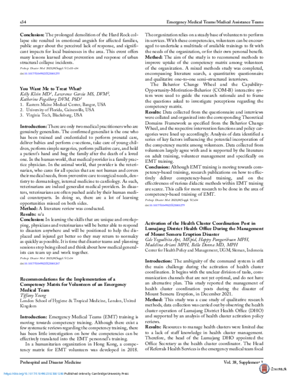 (PDF) Activation of the Health Cluster Coordination Post in Lumajang ...