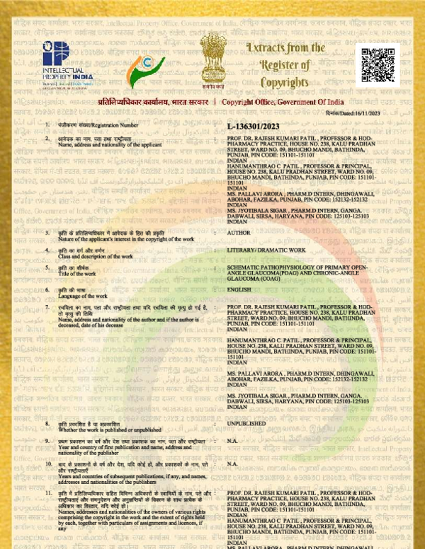 (PDF) Schematic Pathophysiology of Primary Open Angle Glaucoma and ...