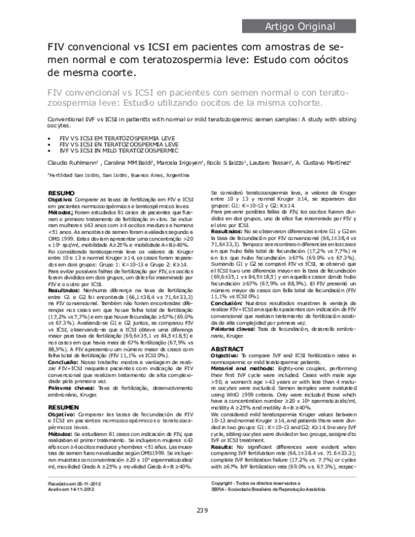 (PDF) Conventional IVF vs ICSI in patientts with normal or mild ...
