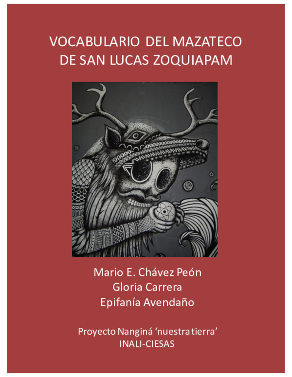 (PDF) Vocabularios Mazatecos (compilación de avances)