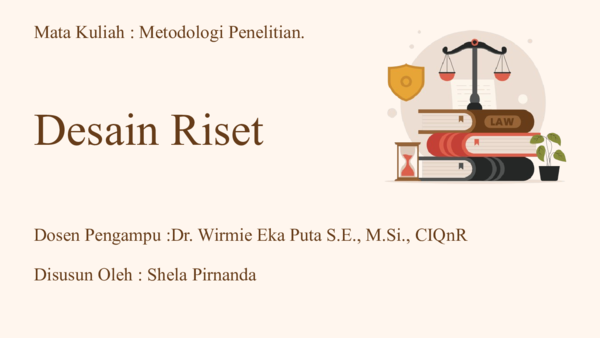 (PPT) PPT DESAIN RISET | shelafaqod _04 - Academia.edu