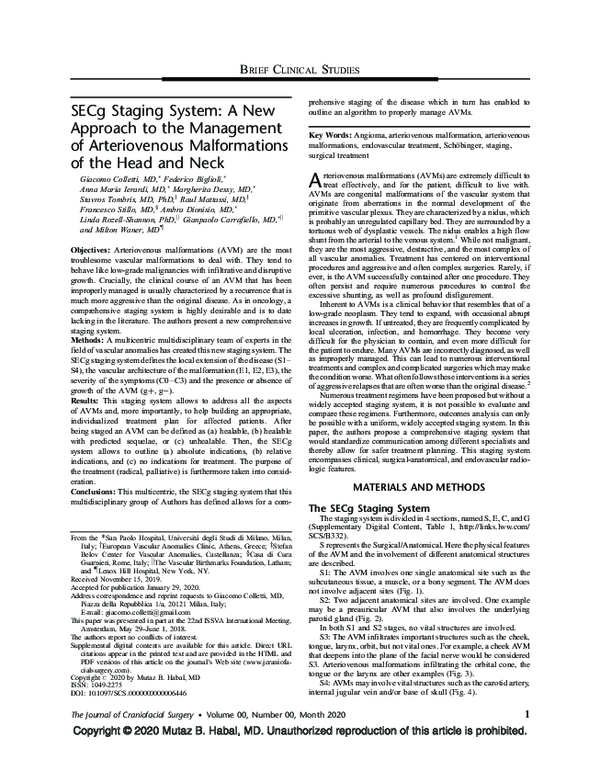 (PDF) SECg Staging System