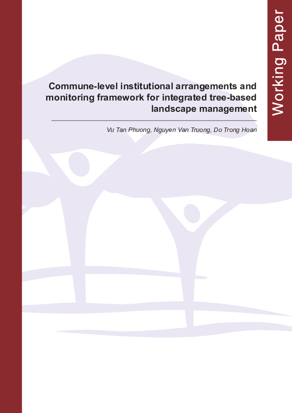 (PDF) Commune-level institutional arrangements and monitoring framework ...