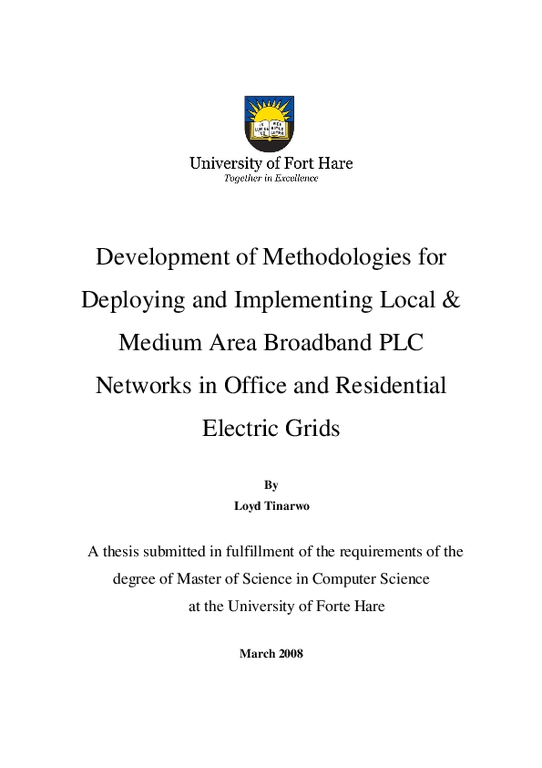 (PDF) Development of methodologies for deploying and implementing local ...