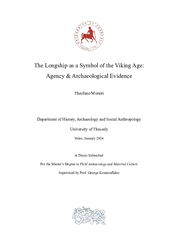 (PDF) The Longship as a Symbol of the Viking Age: Agency ...