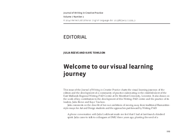 (PDF) Welcome to our visual learning journey