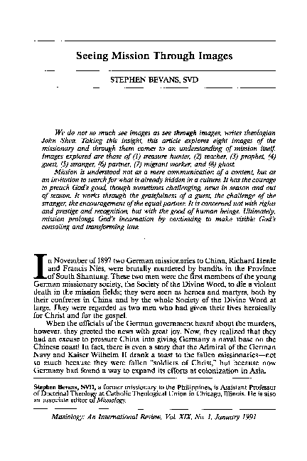 (PDF) Seeing Mission through Images