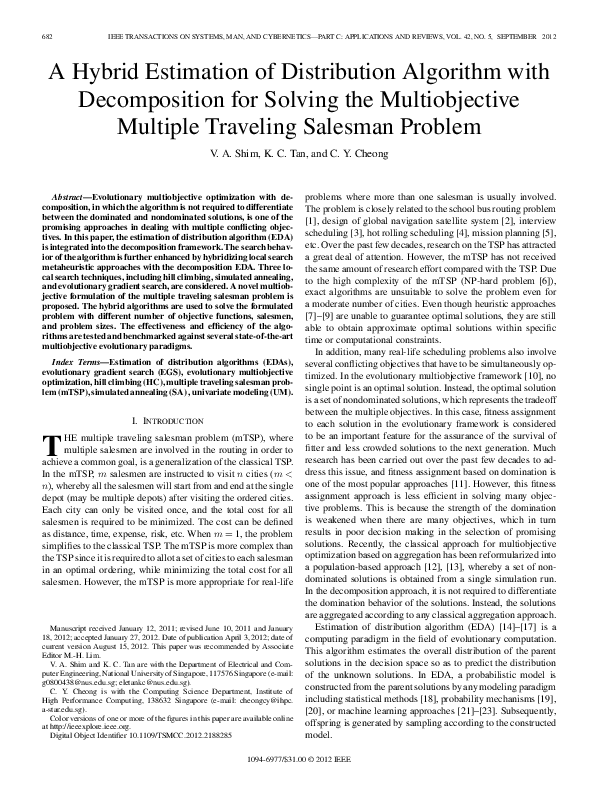 Pdf A Hybrid Estimation Of Distribution Algorithm With Decomposition For Solving The