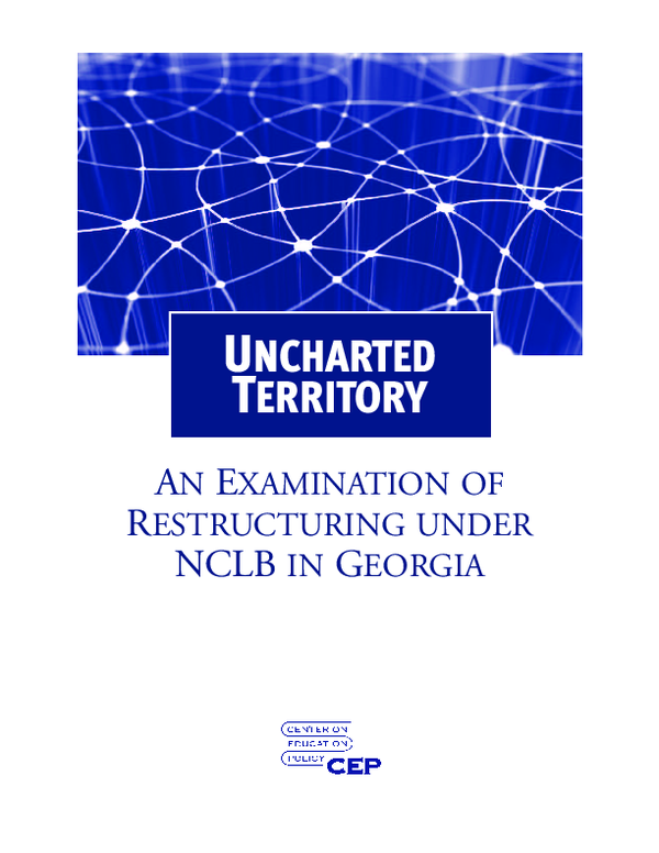 (PDF) Uncharted Territory: An Examination of Restructuring Under NCLB ...