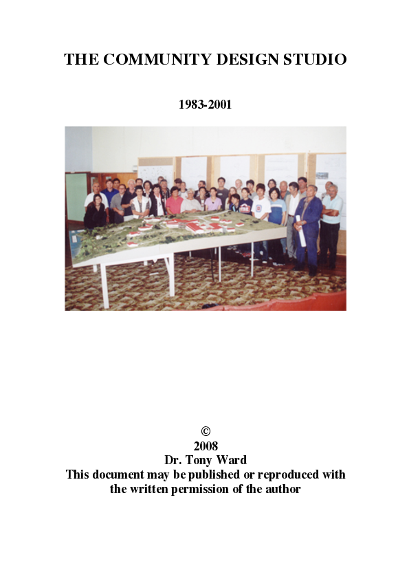 (PDF) THE COMMUNITY DESIGN STUDIO