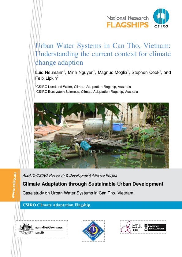 (PDF) Urban water systems in Can Tho, Vietnam: Understanding the ...