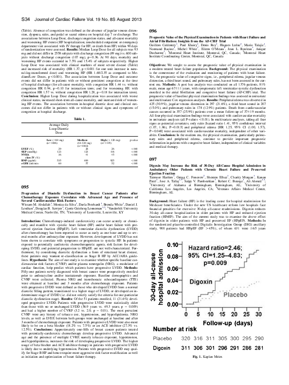(PDF) Prognostic Value of the Physical Examination in Patients with ...