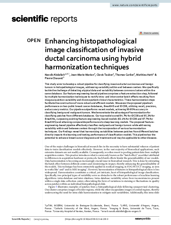 (PDF) Enhancing histopathological image classification of invasive ductal carcinoma using hybrid ...