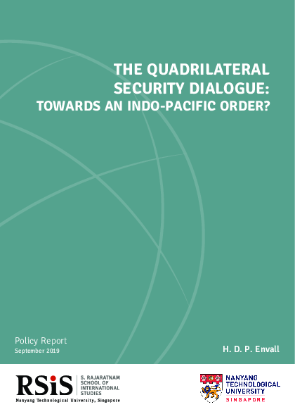 (PDF) The Quadrilateral Security Dialogue: Towards an Indo-Pacific Order?