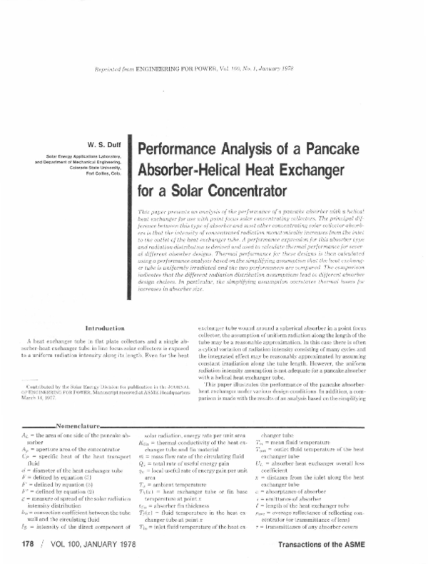 (PDF) Performance Analysis of a Pancake Absorber-Helical Heat Exchanger ...