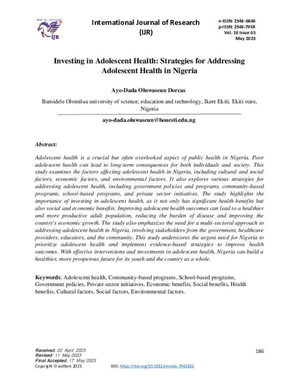 (PDF) International Journal of Research (IJR