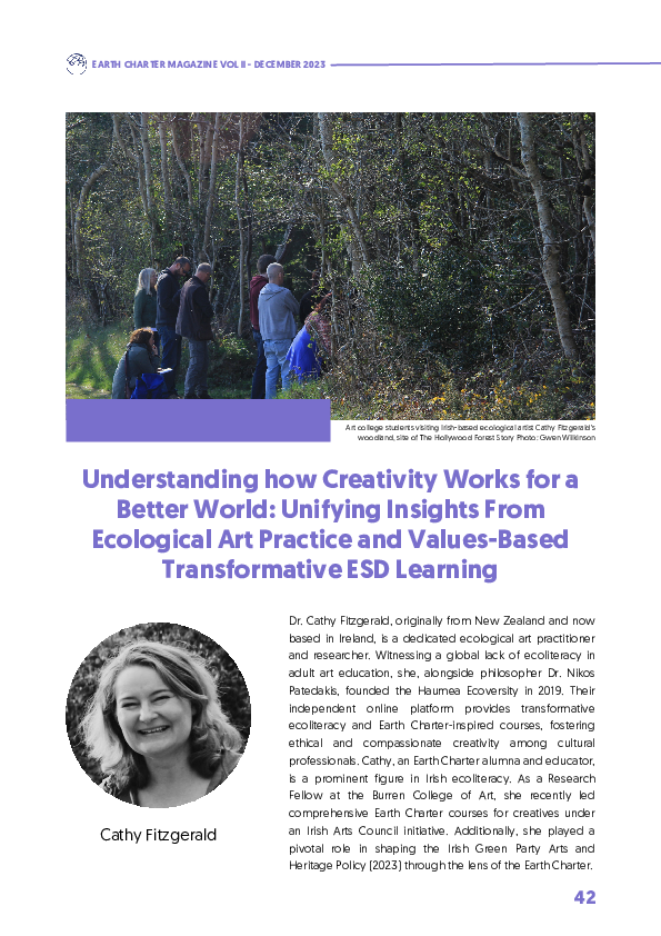 (PDF) Understanding How Creativity Works for a Better World: Unifying Insights From Ecological ...