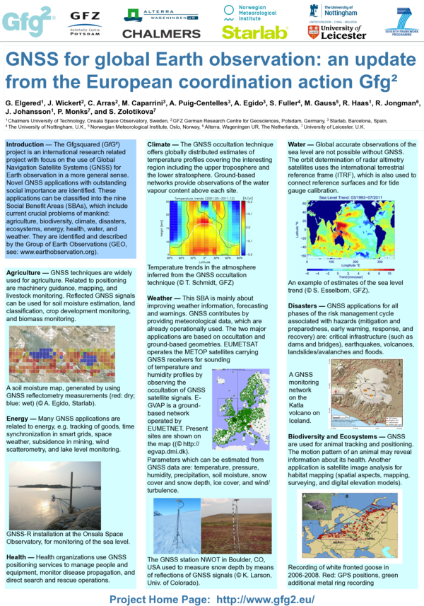 (PDF) GNSS for global Earth observation: an update from the European ...