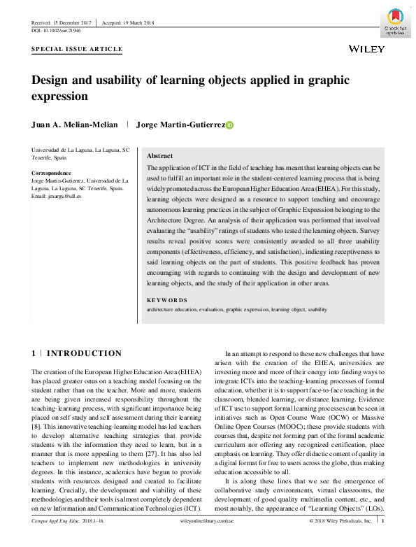 (PDF) Design and usability of learning objects applied in graphic ...