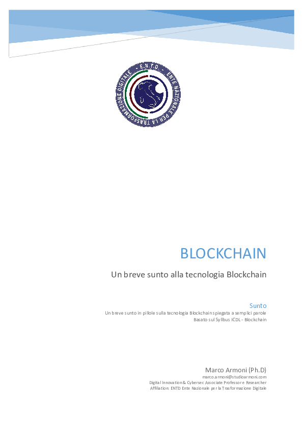 (PDF) Blockchain