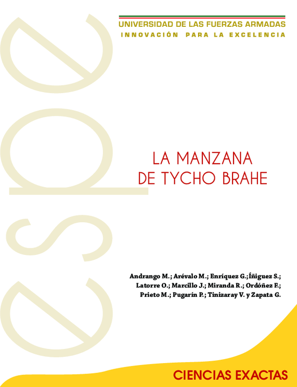 (PDF) La Manzana de Tycho Brahe
