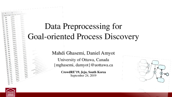 (PDF) Data Preprocessing for Goal-Oriented Process Discovery