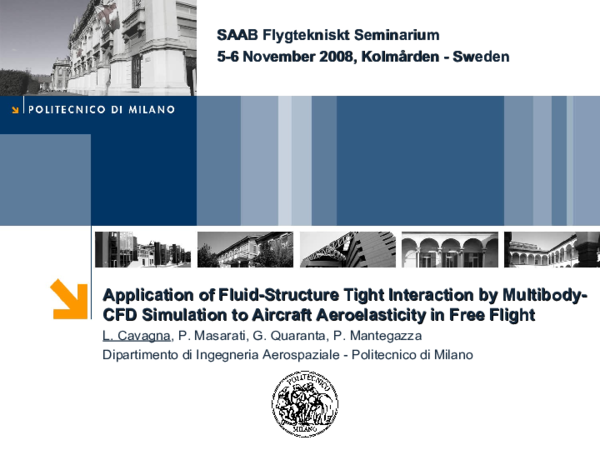 (PDF) Application of Fluid-Structure Tight Interaction by Multibody/CFD ...