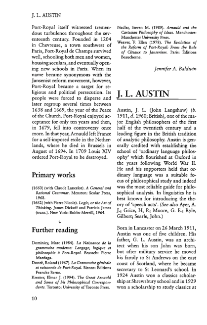 (PDF) Asa Kasher, “J.L. Austin,” in Siobhan Chapman and ‎Christopher ...