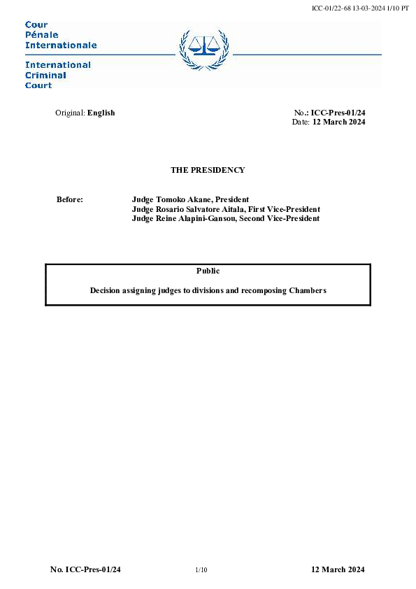 (PDF) No. ICC-Pres-01/24