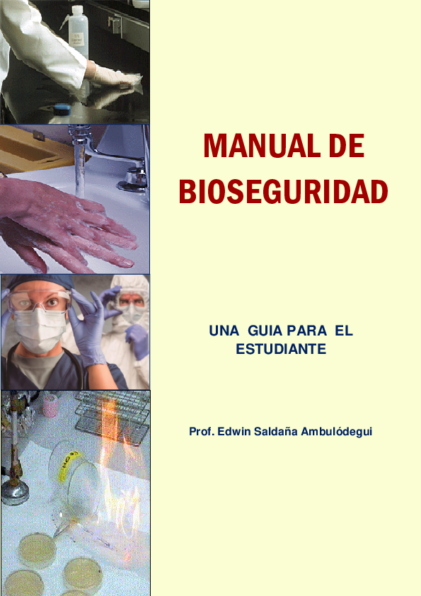 (PDF) Manual de Bioseguridad - Ambulodegui